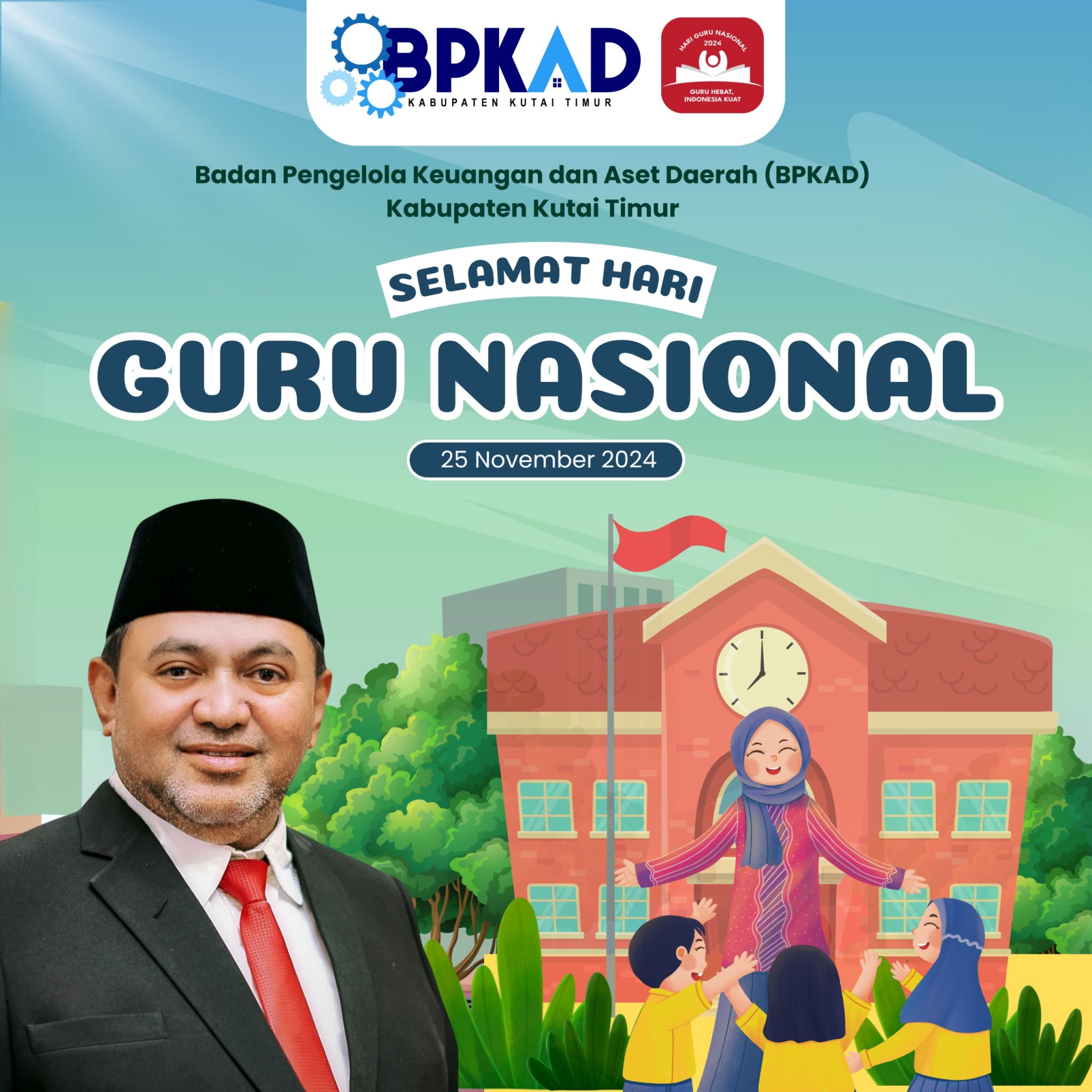 Selamat Hari Guru 2024 - Upnews.id